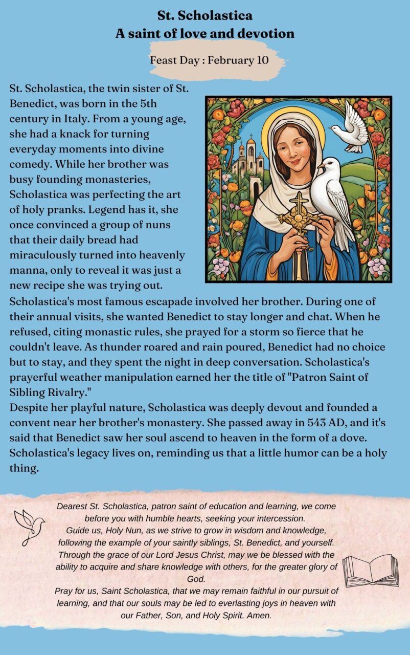 Spotlight on the Saints for February – Library Services