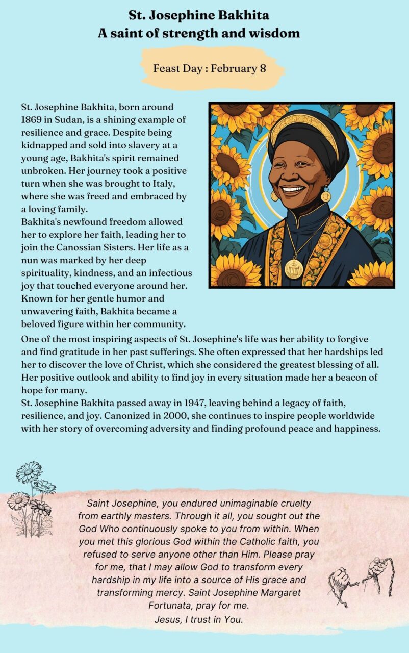 Spotlight on the Saints for February – Library Services