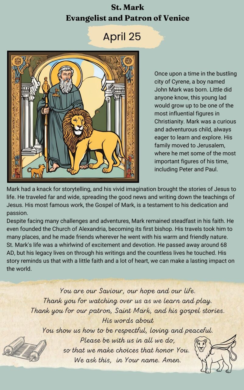 Spotlight on Saints for April – Library Services