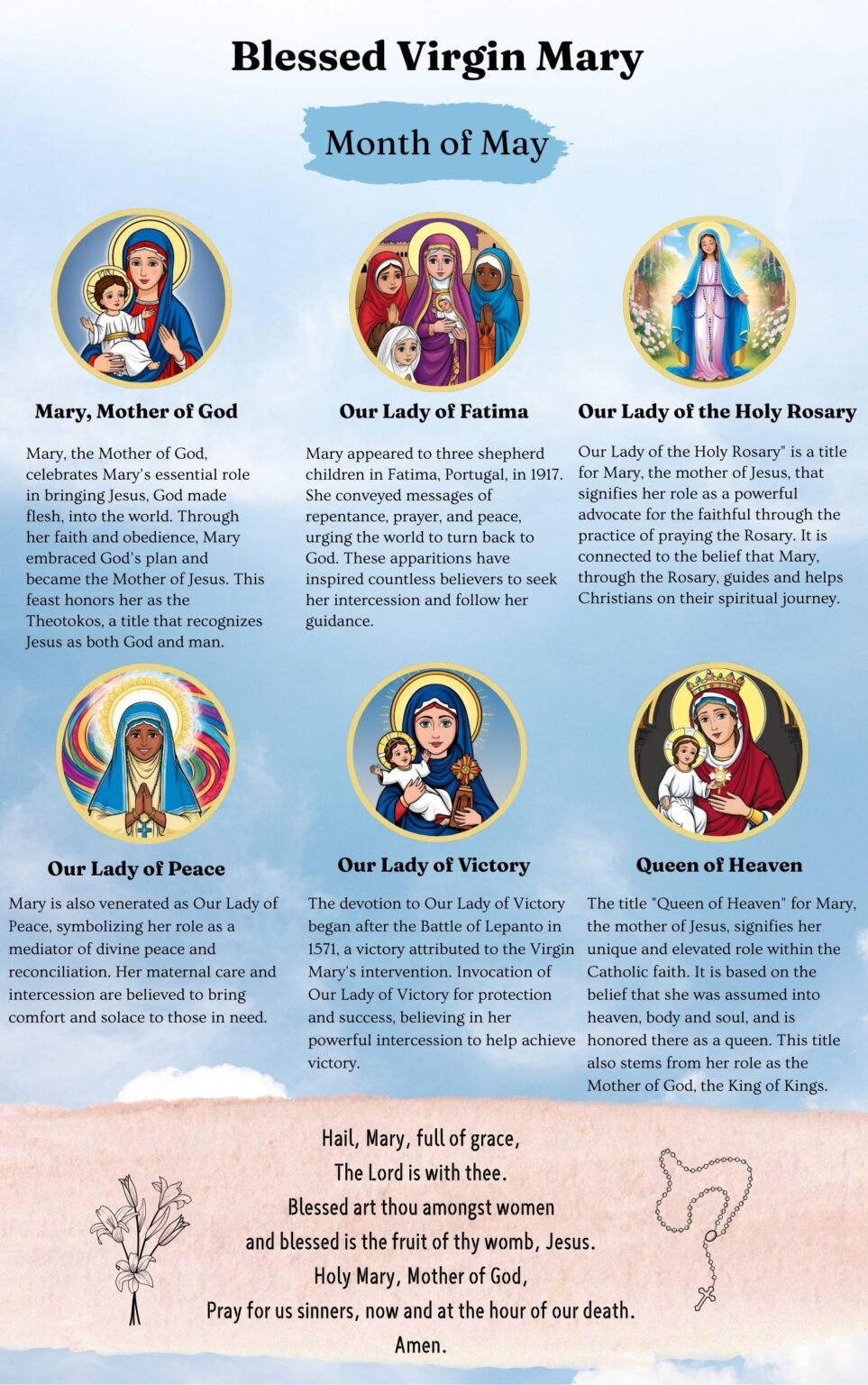 May, the Month of Mary – Library Services
